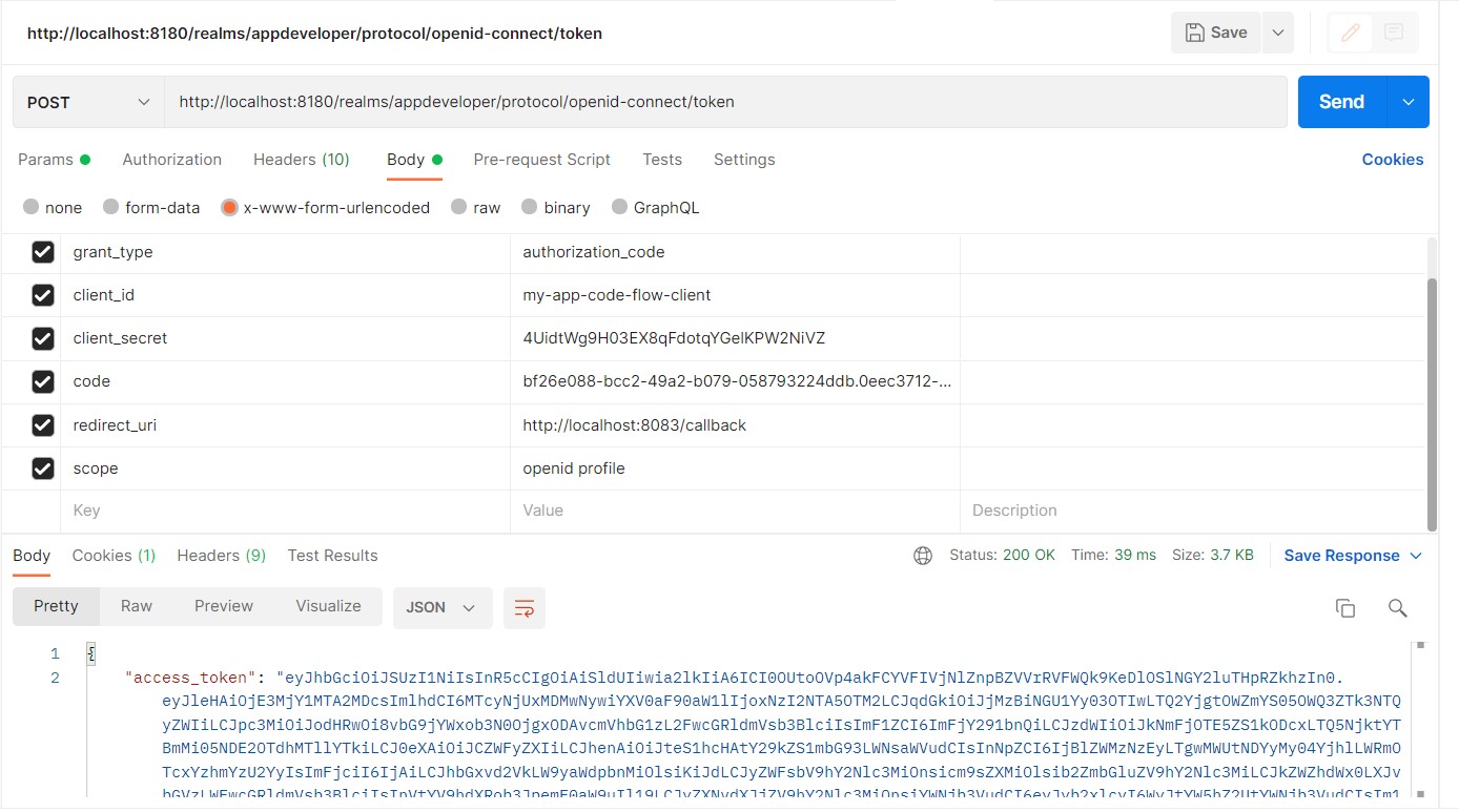 Keycloak Create New Oauth Client And Request Access And Refresh Token